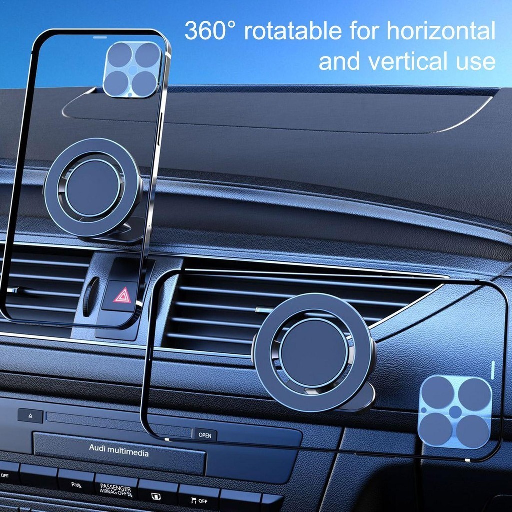 Cars Dashboard Phone Mount Magnetic 360 Rotation Mount Car Window ...