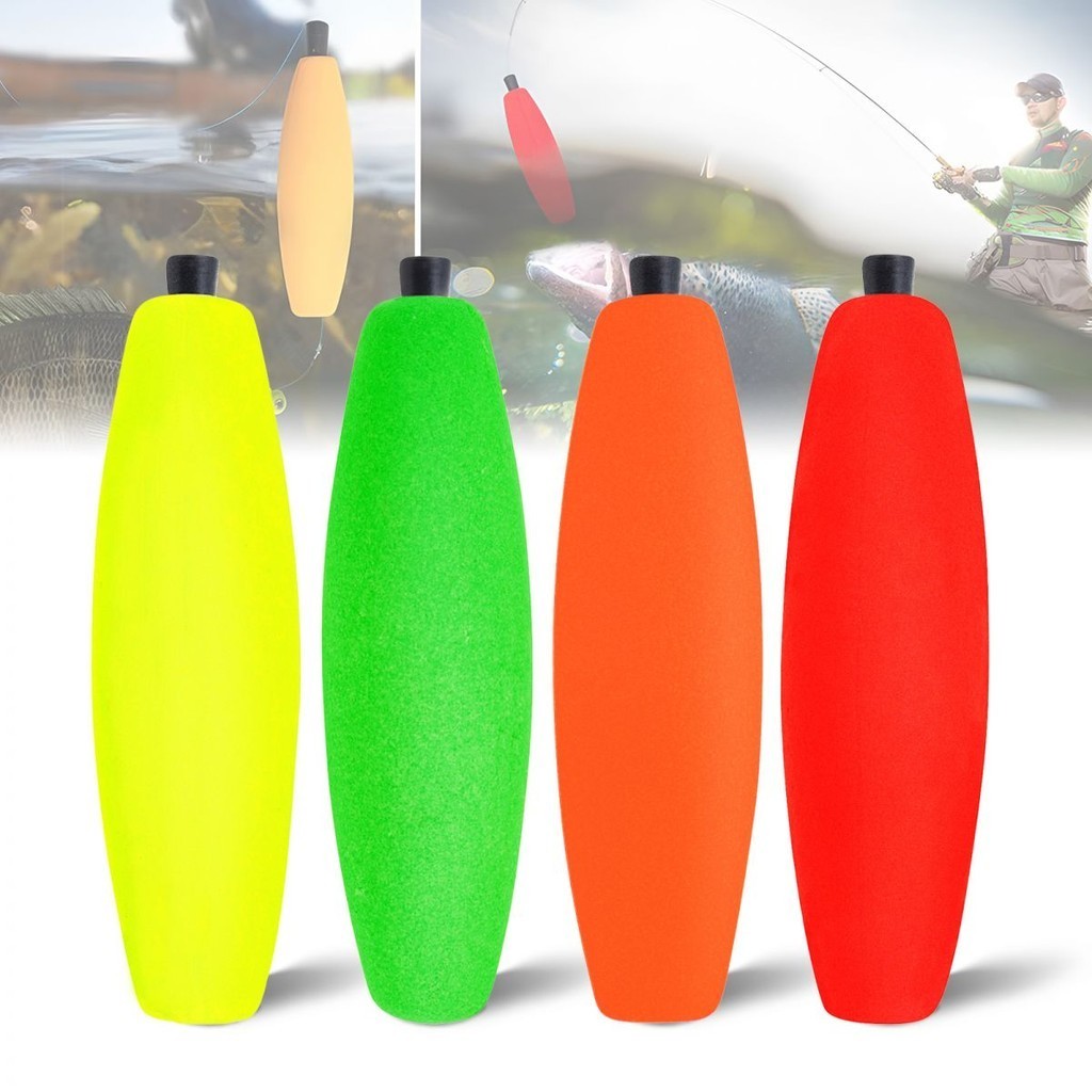 Colorful Oval Hard Foam Fishing Bobber Float Strong Buoyancy Fishing ...