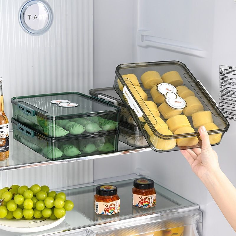 Dumpling Box Household Food Grade Refrigerator Fresh-keeping Box Non ...