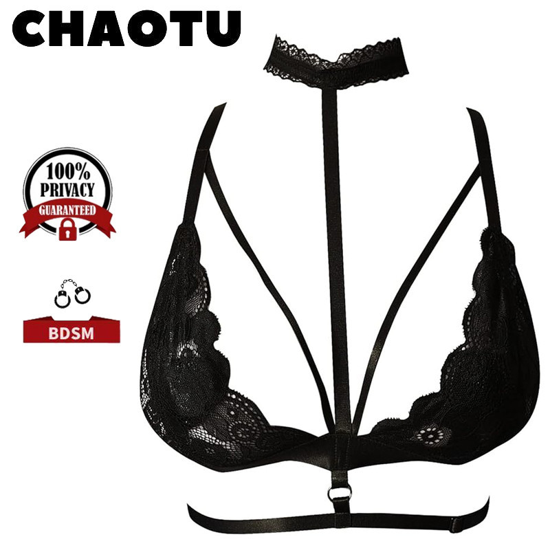 Women Sexy Lace String Bra Cage Bandage Adjustable Lingerie Lady ...