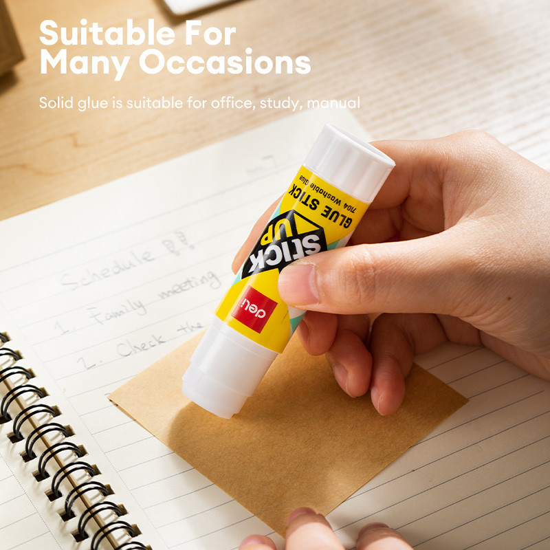 Deli Super Glue Stick Adhesive Heavy Duty Original Glue Paste for Paper ...