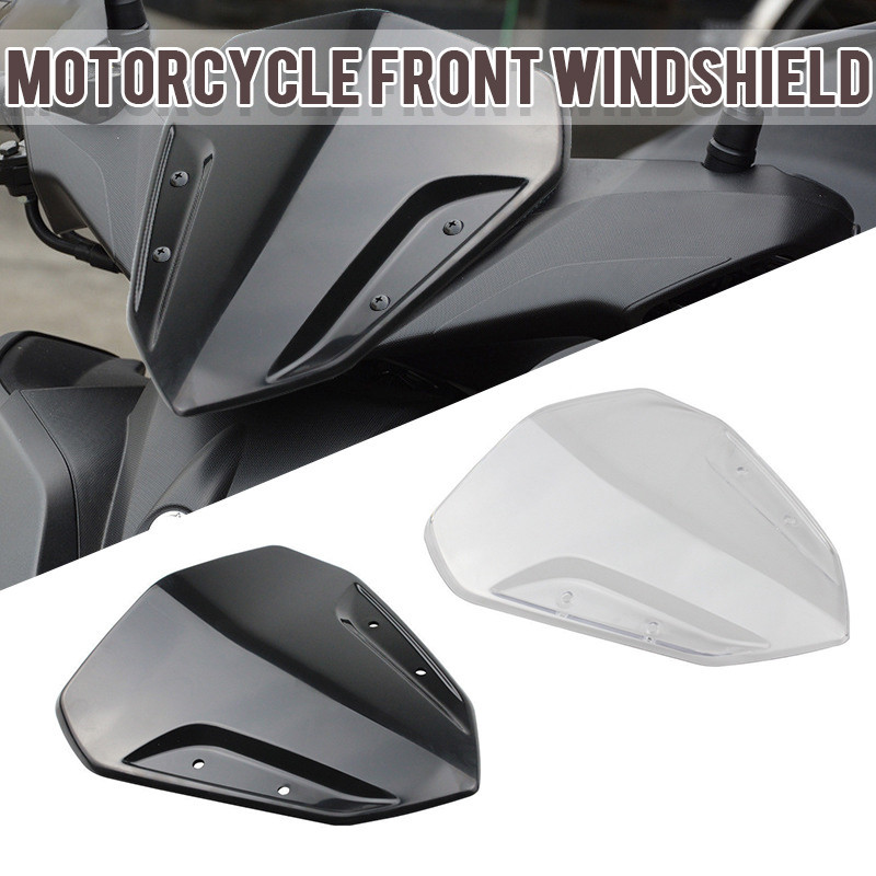 AEROX Visor Color Transparent/Black Carbon Fiber Windshield Aerox 155 ...