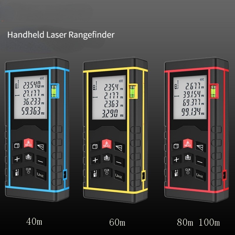 Mini Handheld Laser Rangefinder HD Digital Display Electronic Laser ...