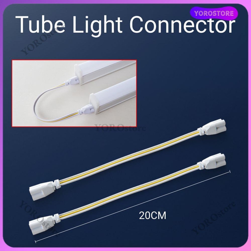 【BUY 1 TAKE 1】20cm T5 T8 Double End 3 Pin LED Tube Connector Cable Wire ...