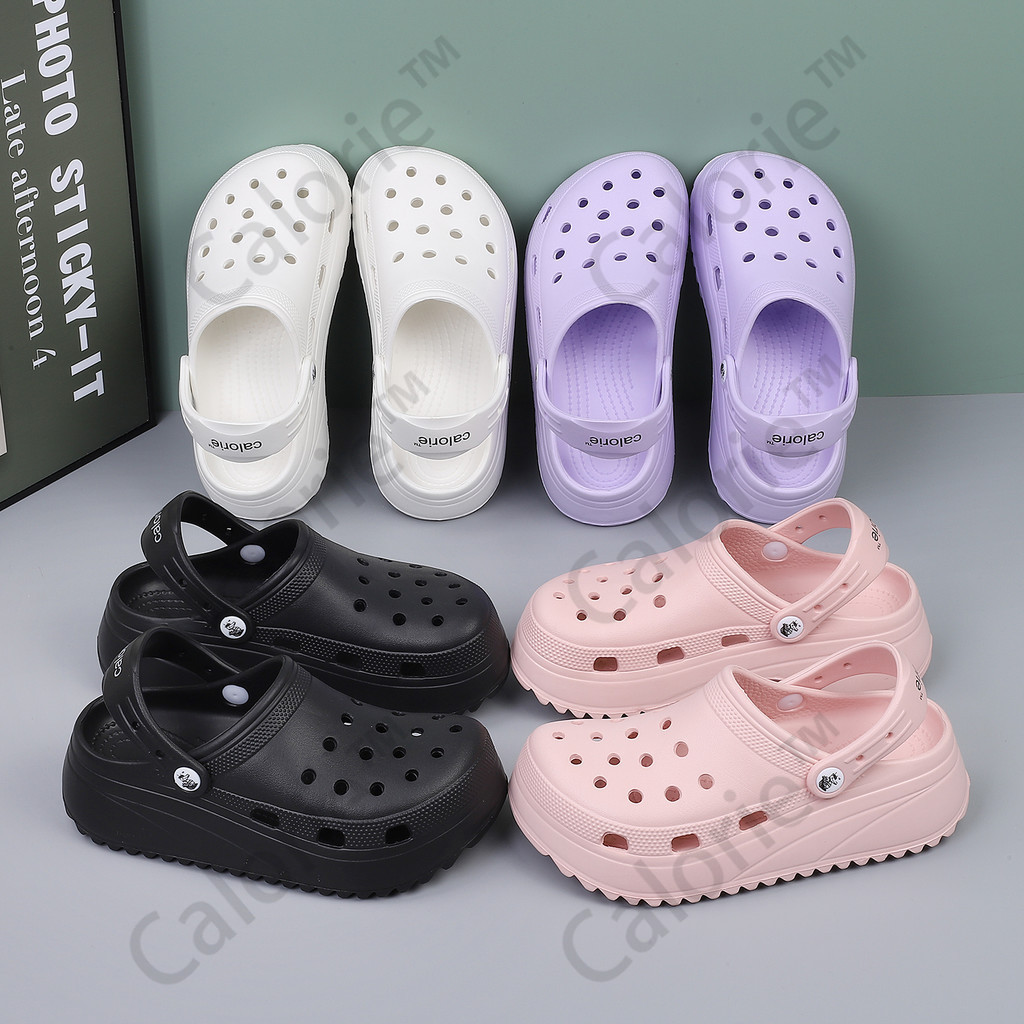 Calorie Women's Sandals Clogs Thick Comfortable Bottom Sandals Paired ...