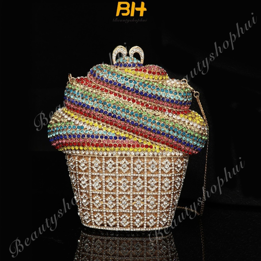 High-End Luxury Heavy Industry Shiny Rhinestone Diamond Elephant Cone ...