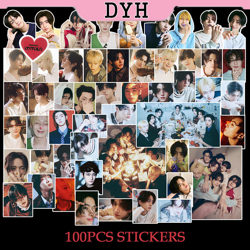 DYH 100pcs/set ENHYPEN Sticker KPOP ROMANCE:UNTOLD Photo Sticker DIY ...