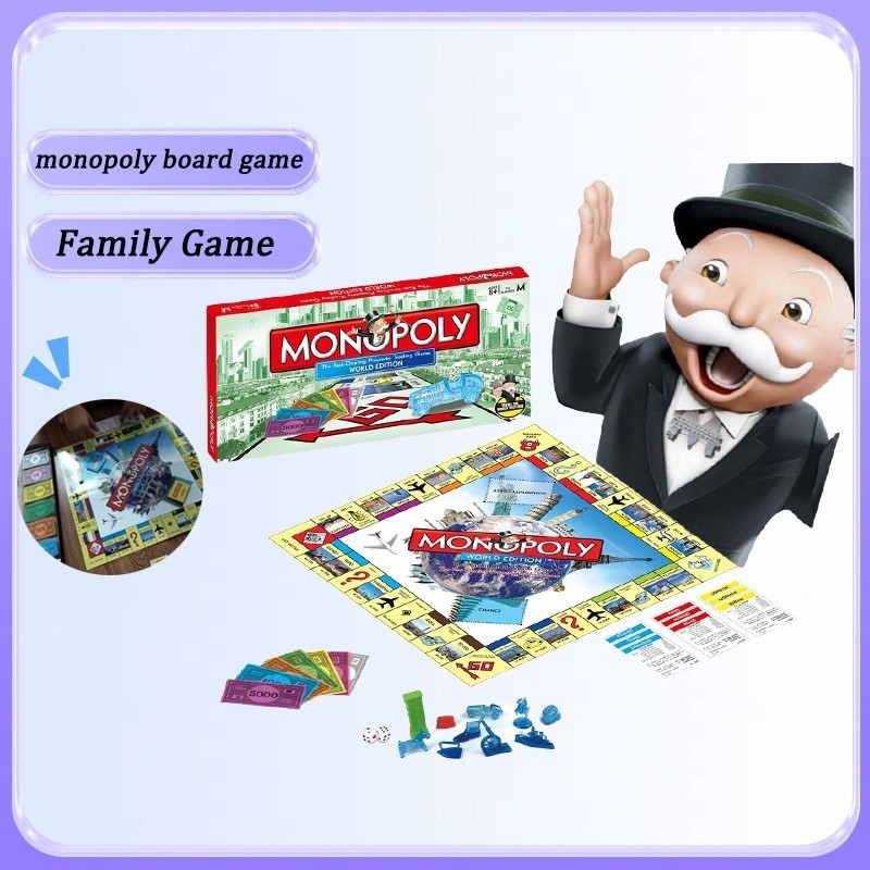 Monopoly Funny Board Game Monopoly Board GAME The Property Trading ...