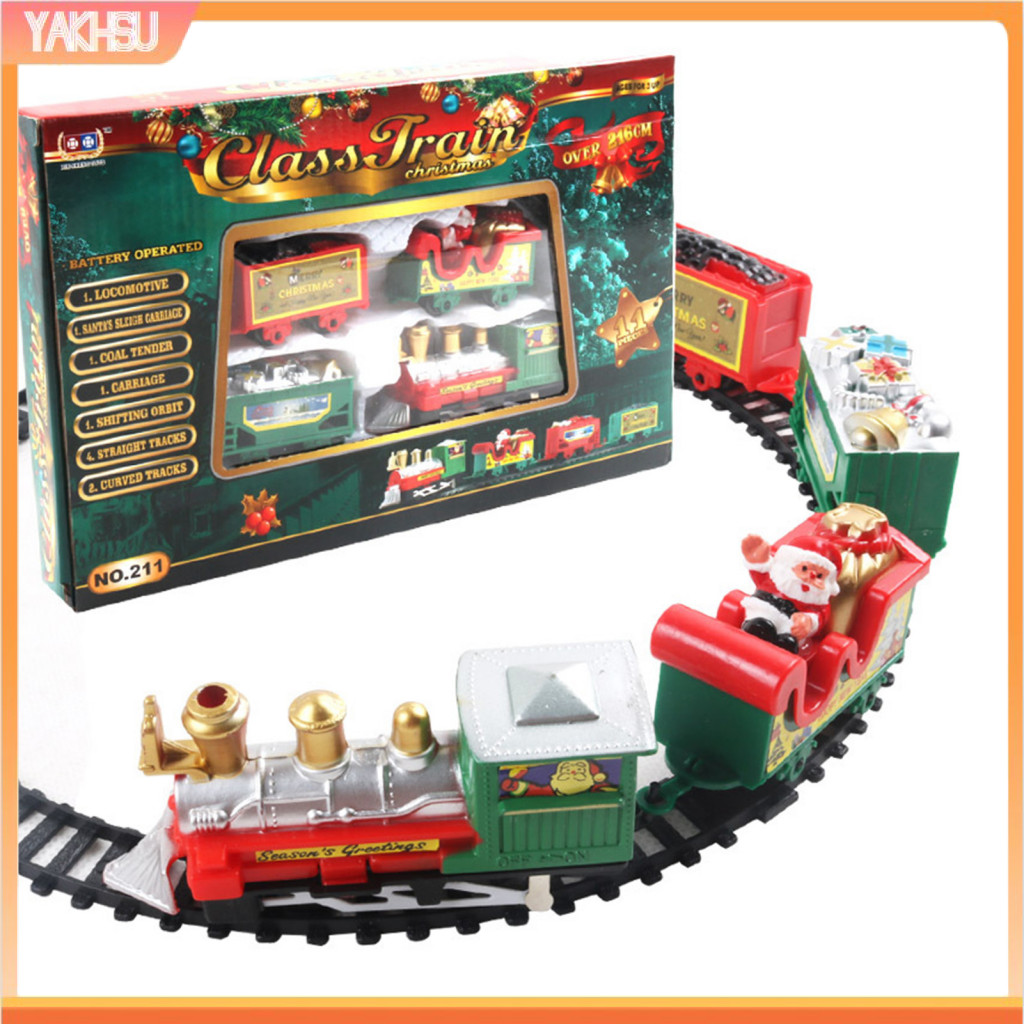 yakhsu| Easy Assembly Electric Train Set Battery-operated Train Set ...