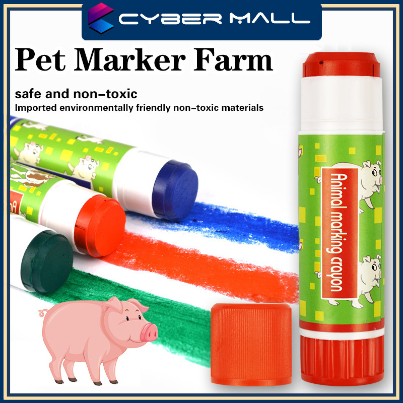 Farm Animals Crayon Livestock Marker Pen Pig Cattle Cow Sheep Marker ...