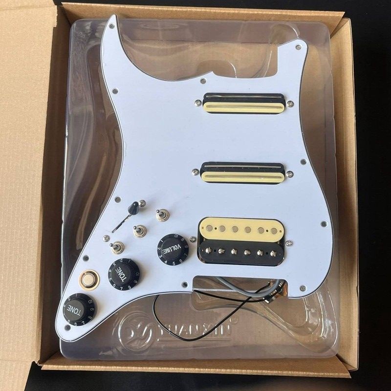 Left-handed Prewired Loaded Guitar Stratocaster Pickguard SSH Pick ...