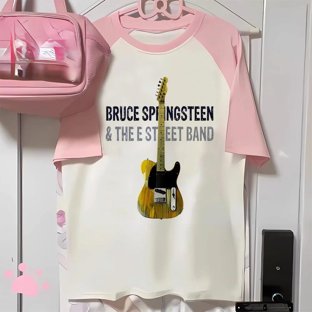 Bruce Springsteen t-shirts women anime harajuku comic top female ...