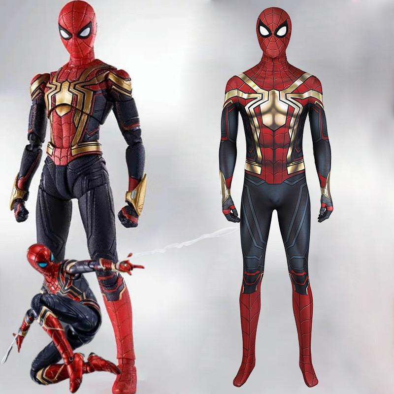 Marvel Spider-Man 3 Anime Cosplay Costume: Peter Parker's Golden Spider ...