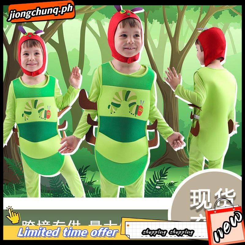 Kid Cartoon Animals Insect Caterpillar Costumes Boys Girls Party Role ...