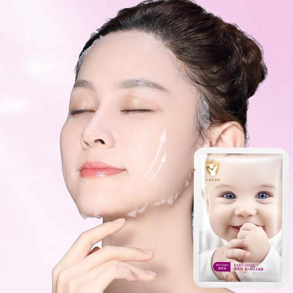Kids Facial Mask Hydrating Boys And Girls 5-18 Baby Cute Mask Sleep ...