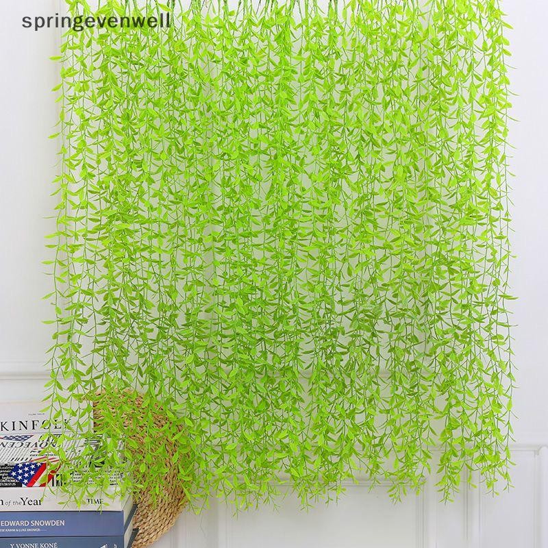 SEW Lifelike Willow Hanging Plant - Realistic Faux Plastic Leaves For ...