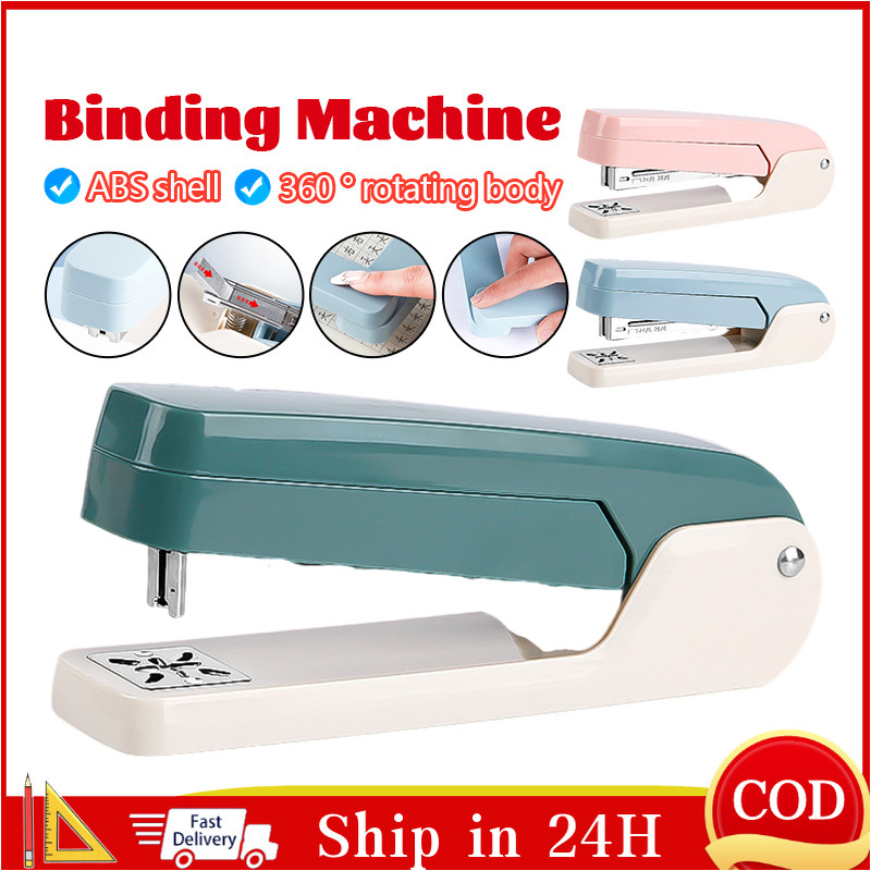 360 Stapler Rotation Heavy Duty Stapler Effortless Long Paper Swivel ...