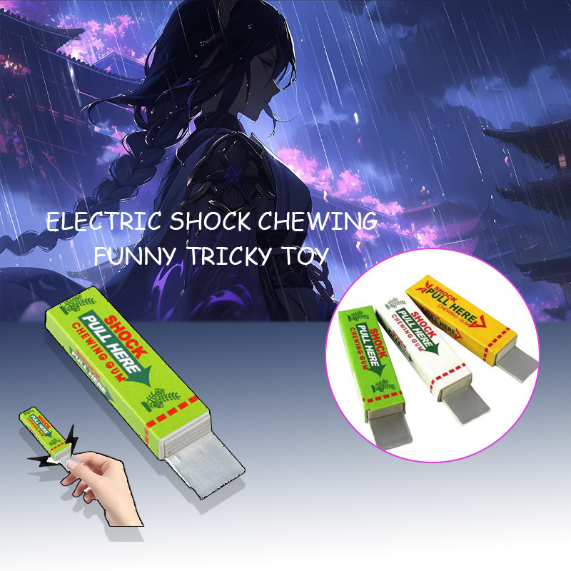 Electric Shock Chewing Prank Shock Chewing Gum Joke Funny Tricky Toy ...