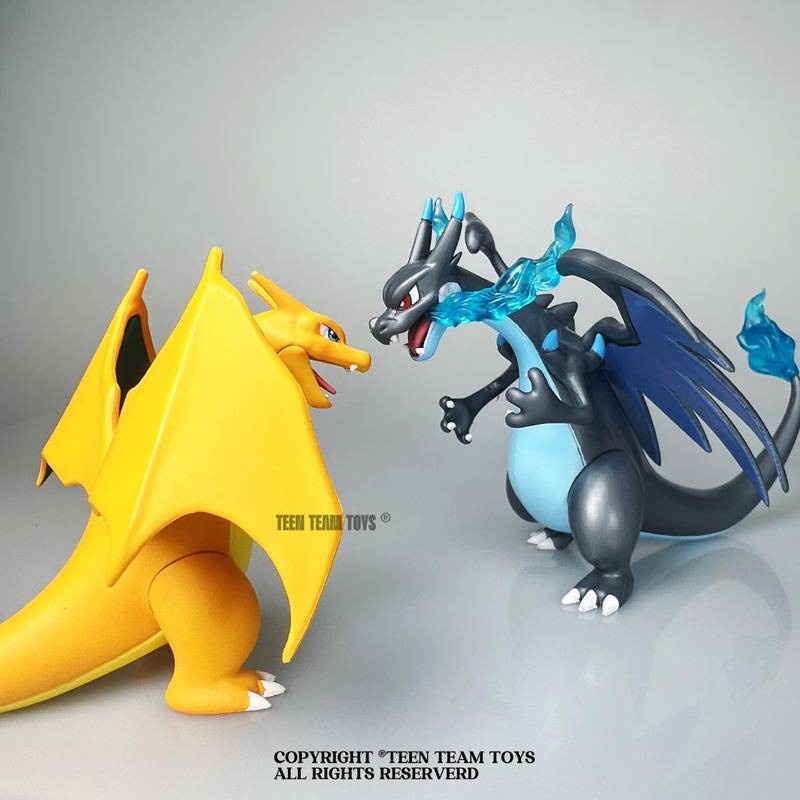10cm Mega Charizard X Y pokemon action figure scale world | Shopee ...