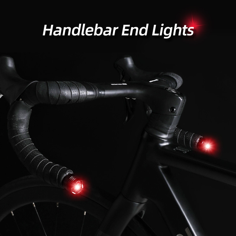 Bicycle Handlebar End Lights - Waterproof Warning Lights | Shopee ...