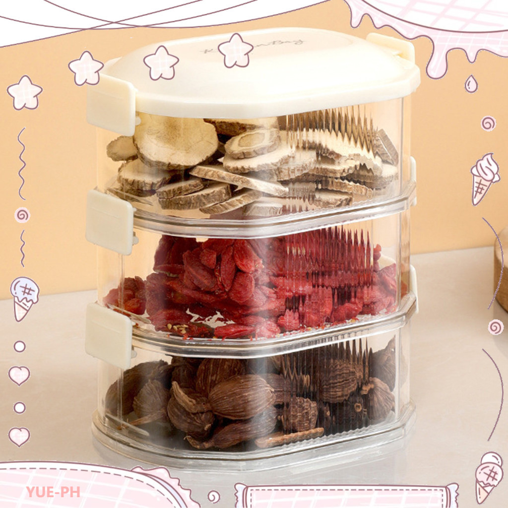 Multi-layered Seasoning Storage Box, Upgrade Food Fruit Storage ... Multi-layered Seasoning Storage Box, Upgrade Food Fruit Storage ...