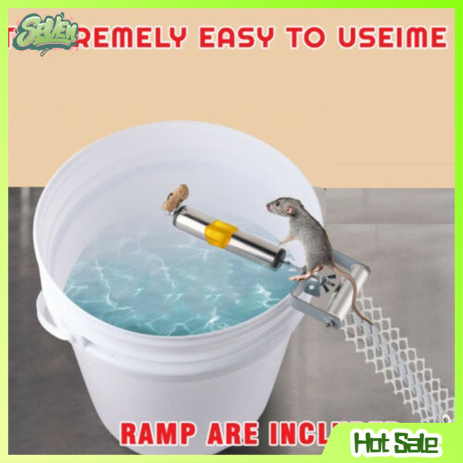Mouse Killer Roll Trap Log Grasp Bucket Rolling Roller+ramp Catching ...