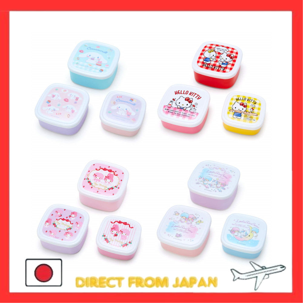 Sanrio Hello Kitty Lunch Box Set of 3 (Talk) 746991 ,Cinnamoroll,hello ...