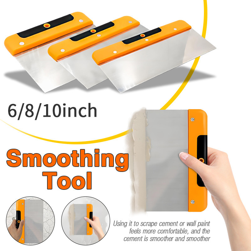 6/8/10inch Putty Knife Spatula For Skimcoat Wall Paint Scraper Pride ...