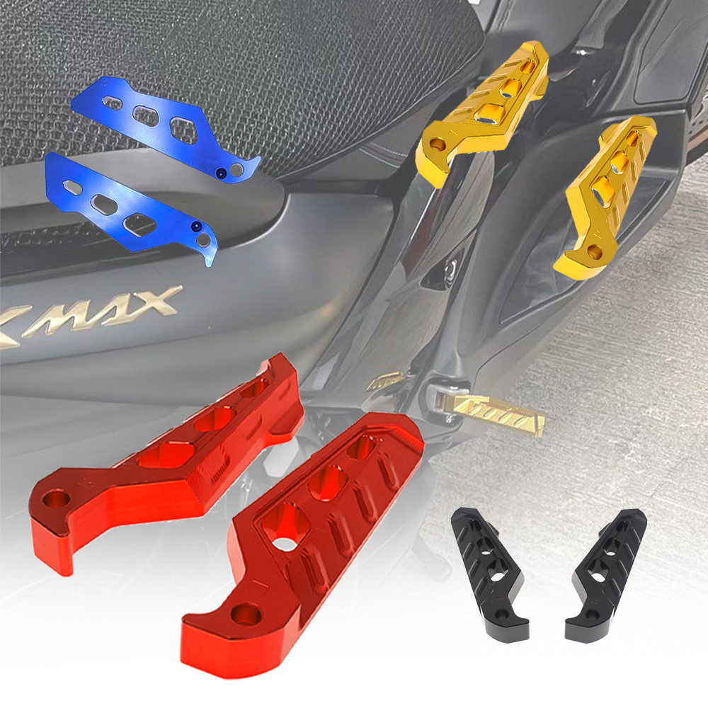 Rear Passenger Foot Peg Footrests For YAMAHA NMAX155 AEROX155 NVX155 ...