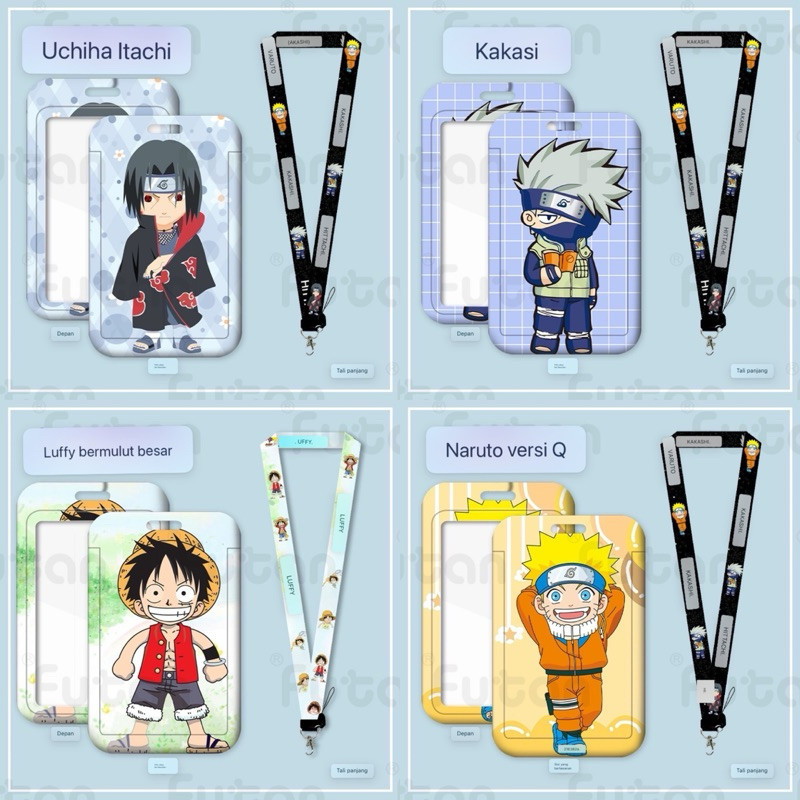 GANTUNGAN Naruto ANIME ONE PIECE Hanger Strap Adikashi ITACHI DRAGON ...
