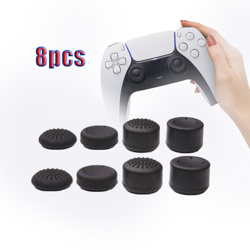 【Cyber】 8pcs/Set Ps4 Ps5 Height Increasing Joystick Cap Controller ...