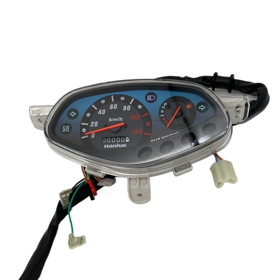 ≍Curved beam motorcycle adaptation Haojue HJ110 meter oil gauge display ...
