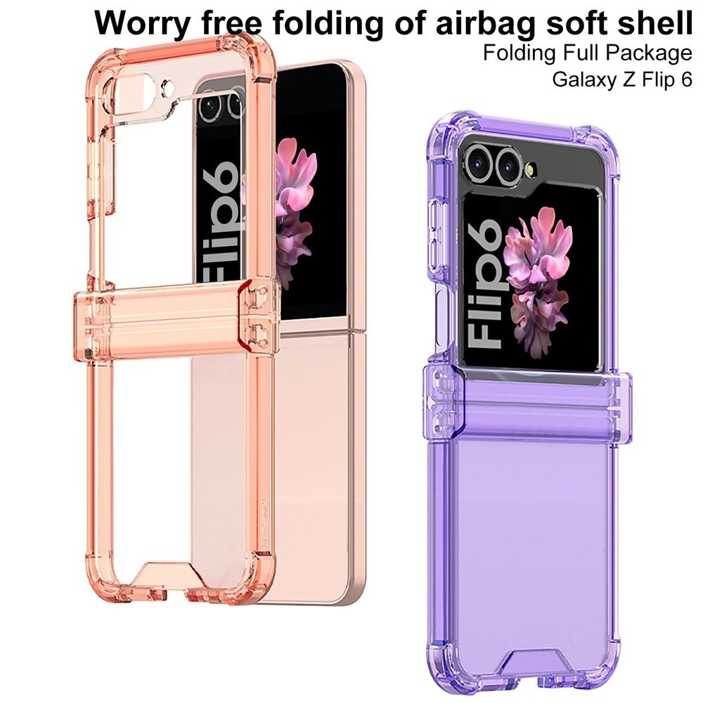 Airbag Transparent Case For Samsung Galaxy Z Flip 7FE 7 6 5 4 Clear ...
