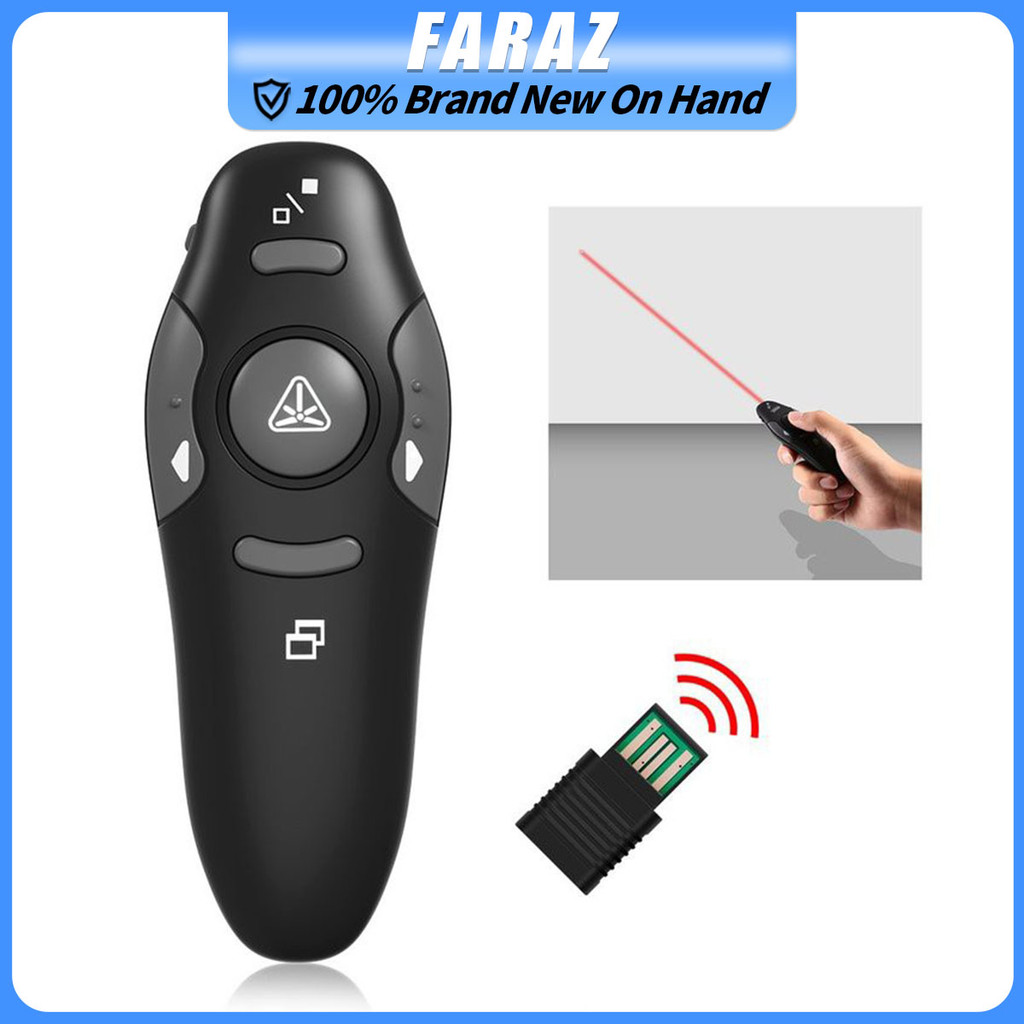 ABS 2.4GHz Wireless Presentation Clicker Bluetooth Clicker For Presentation Wireless PPT Clicker ...