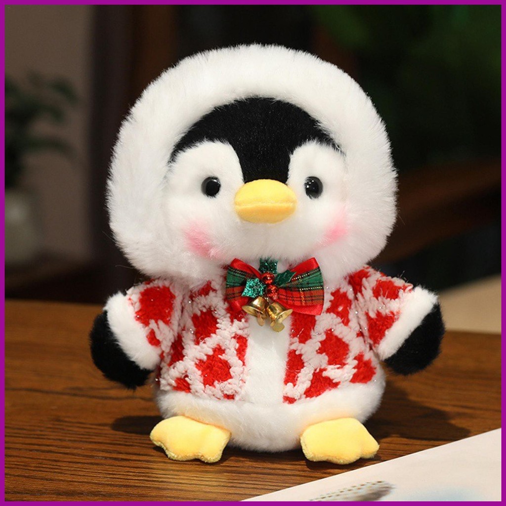 Penguin Plushie Soft Penguin Christmas Doll Penguin Plush Stuffed ...