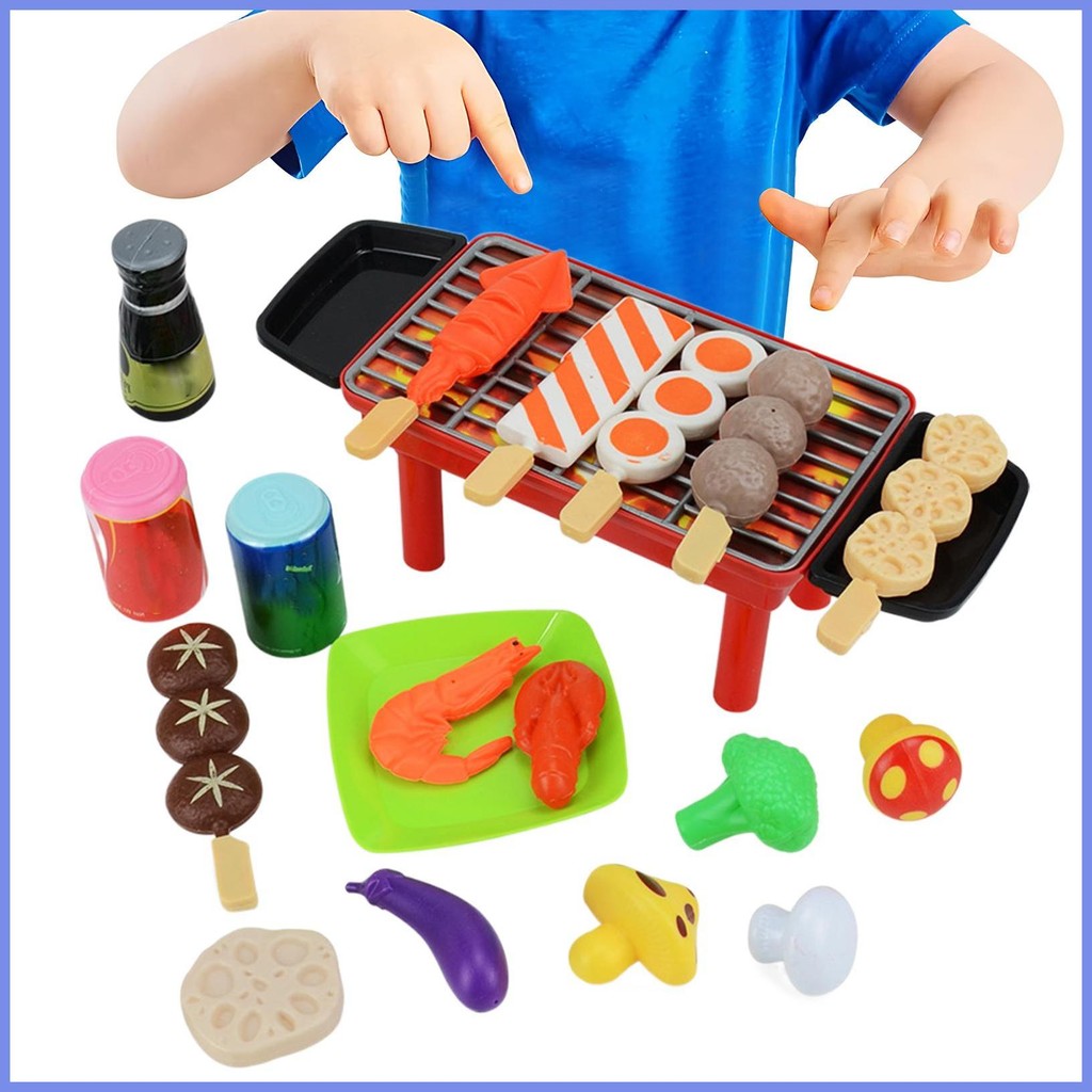 Play Grill Realistic Toddler Grill Kids Cooking Sets Cooking Toys ...