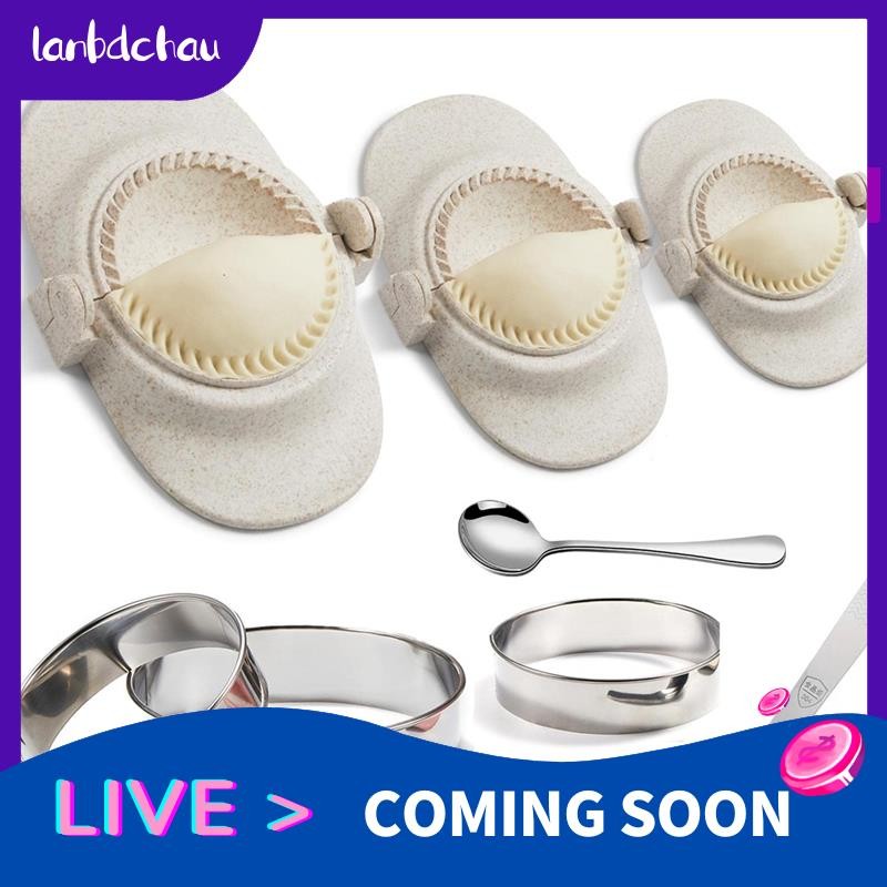 Empanada Maker Press, 6 Inch Extra Large Dumpling Maker Set with Dough ...