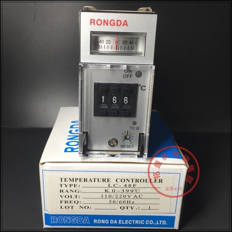 RONGDA Rongda LC-48F thermostat temperature controller 220V 0-399 ...