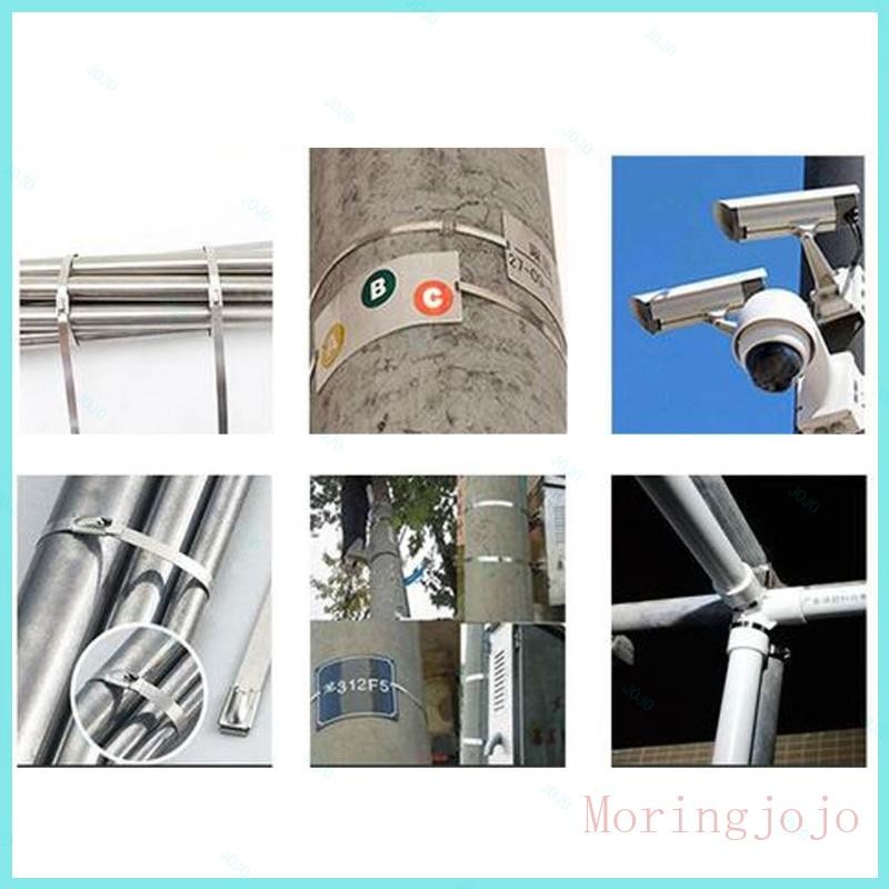 JoJo Cable Tie Multi-Purpose Locking Cable Metal Tie 4 6mm Stainless ...