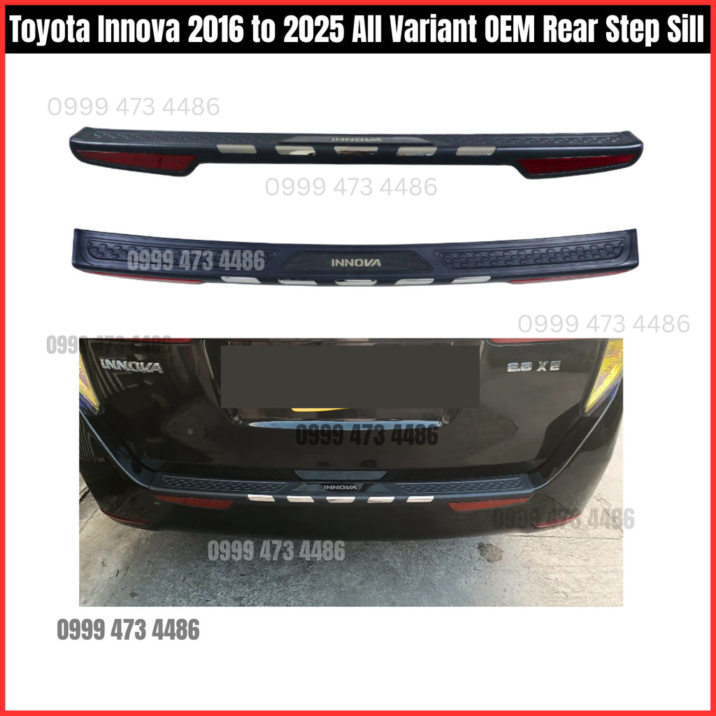 (ST036) Toyota Innova 2016 to 2025 All Variant OEM Rear Step Sill or ...