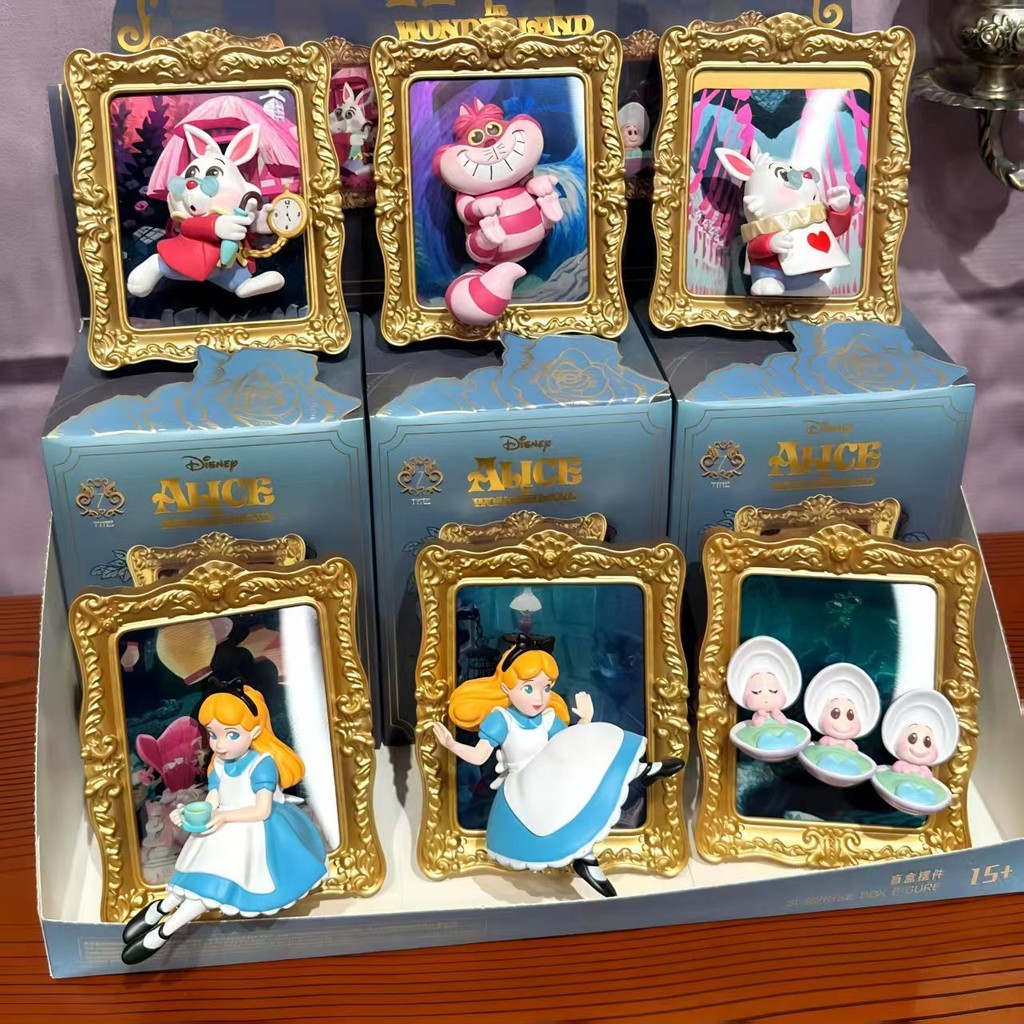 [6 Items] MINISO MINISO Premium Product Disney Alice Art Gallery Series ...