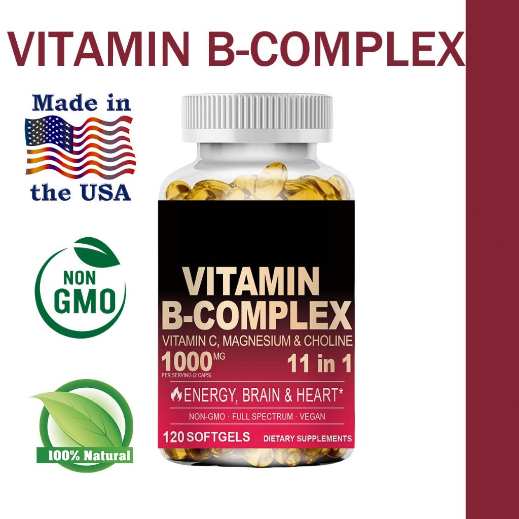 Vitamin B complex capsules 11 in 1, promote energy metabolism, improve ...