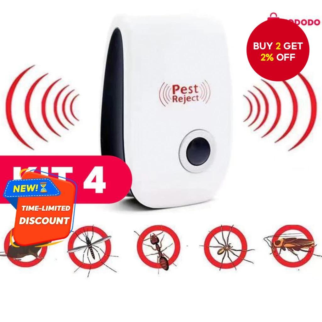 Set of Ultrasonic Electronics Mouse Buster, Rat Destroyer, High Power ...