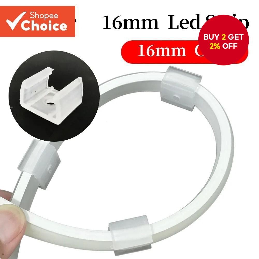 3 0pcs 6mm 10mm 16mm LED Strip Fix Clips Holder Connector Accessories ...