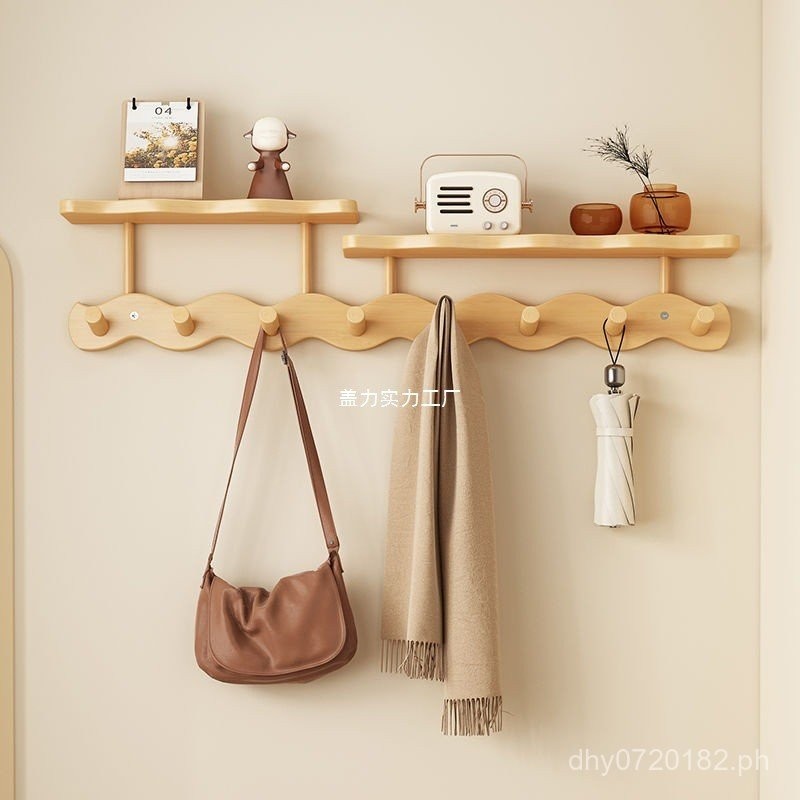 Doorway Wall-Mounted Entryway Storage Wave Hook for Hanging Clothes ...