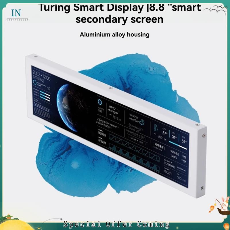 【bairddoro】White 8.8" Turing IPS Display - Smart Type-C Secondary ...