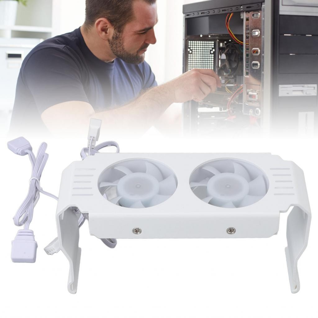 flyingshop-ph ARGB DDR Memory Cooler Computer Radiator PWM Temperature Control Fan for DDR2 DDR3 ...