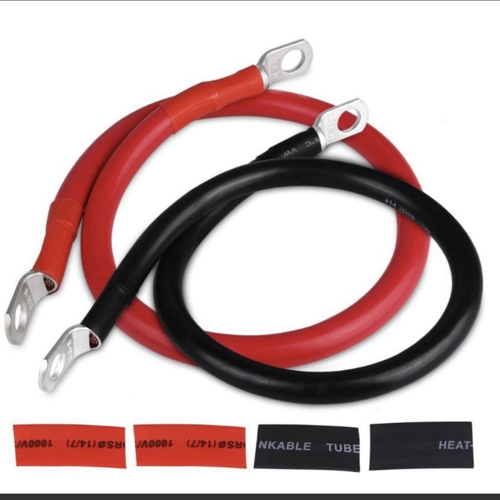 Pure Copper Fire Wire Red and Black Battery Ground Wire Cross-Border ...