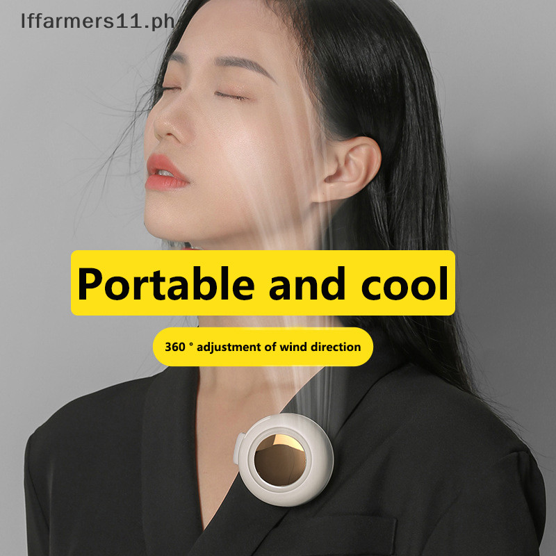 Iffarmers Mini Whirlwind Portable Snap On Charging Fan Waist Clip Mini ...