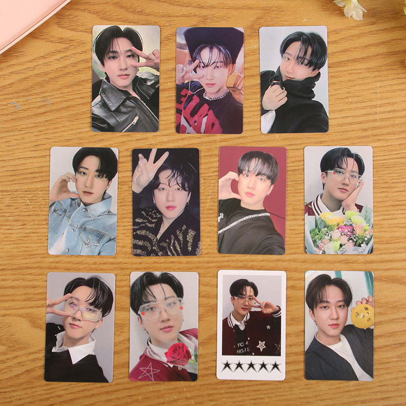 8-12pcs STRAY KIDS Photocards 5-STAR Album Lomo Cards HYUNJIN BANGCHAN ...
